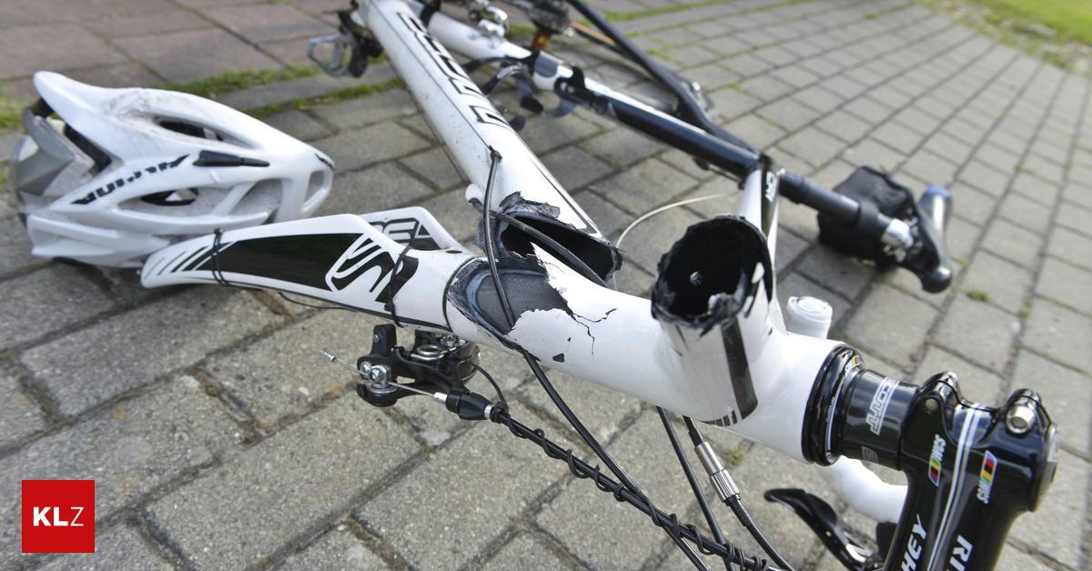 Graz : Lkw schleift Radfahrer mit, Polizei bittet um Hinweise